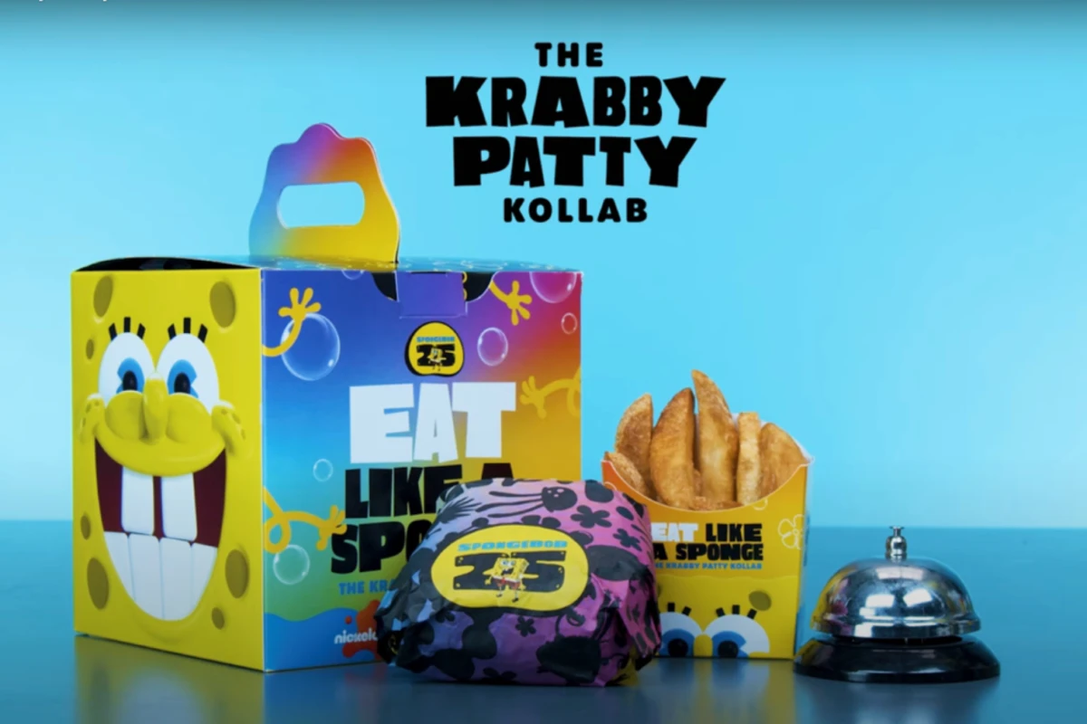 Wendys Unveils First Look At ‘spongebob Inspired Krabby Patty Meal