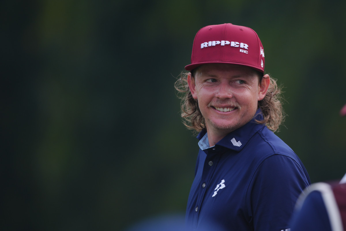 Cam Smith's Outfit for Masters Practice Session Turning Heads