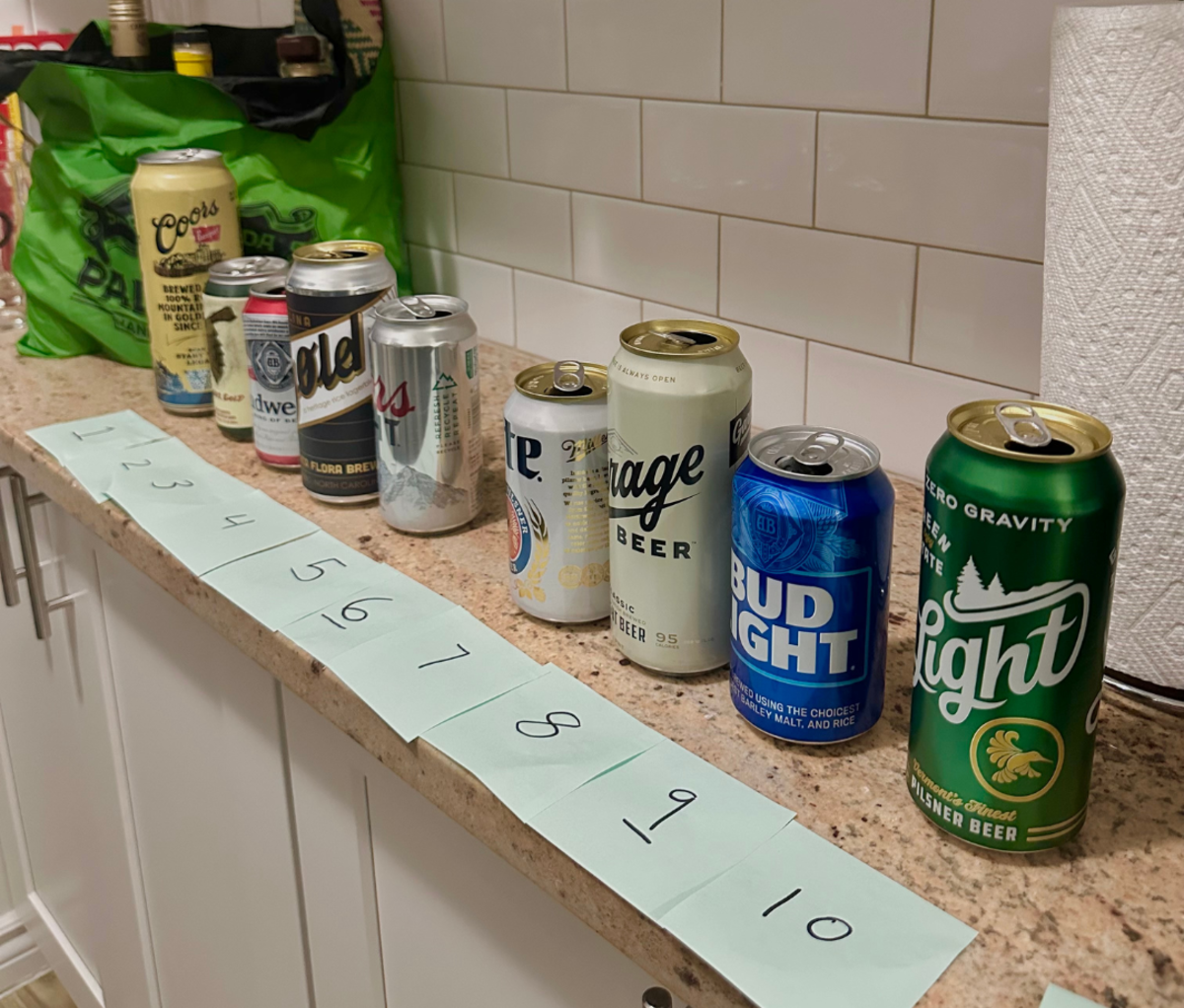 Light Lager Taste Test: Macro Breweries vs. Craft Breweries