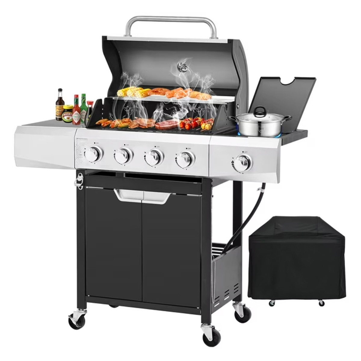 Walmart Is Selling a Big 4-Burner Gas Grill for 60% Off