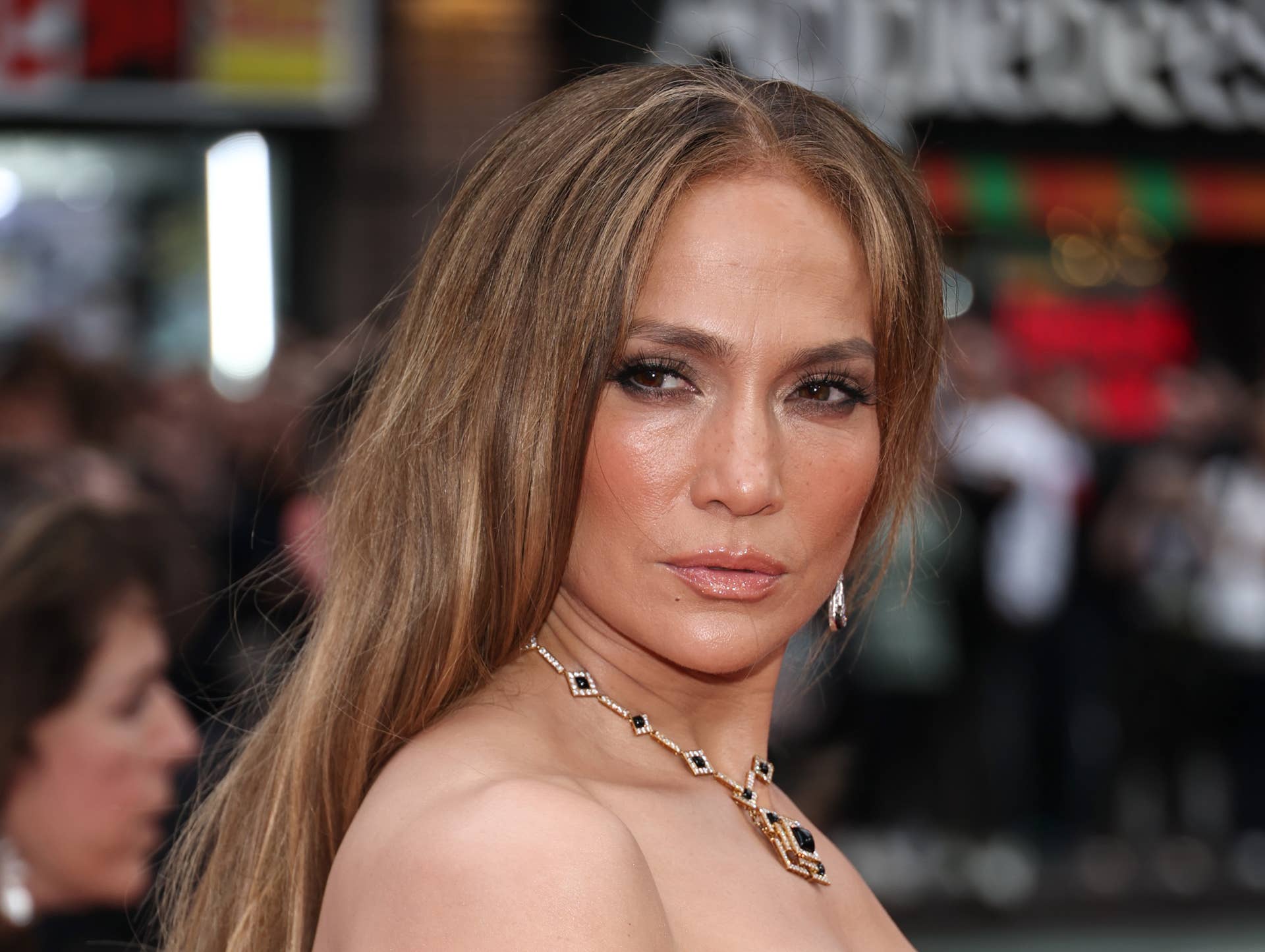 Jennifer Lopez Turns Heads in Skintight Latex Catsuit at F1 Saudi ...