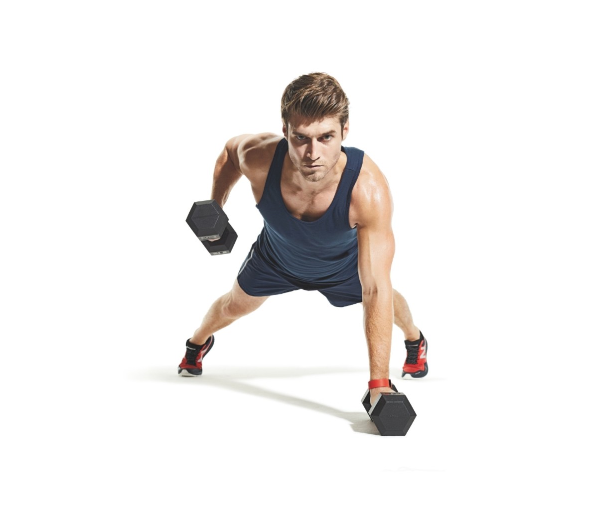 Dumbbell Renegade Row