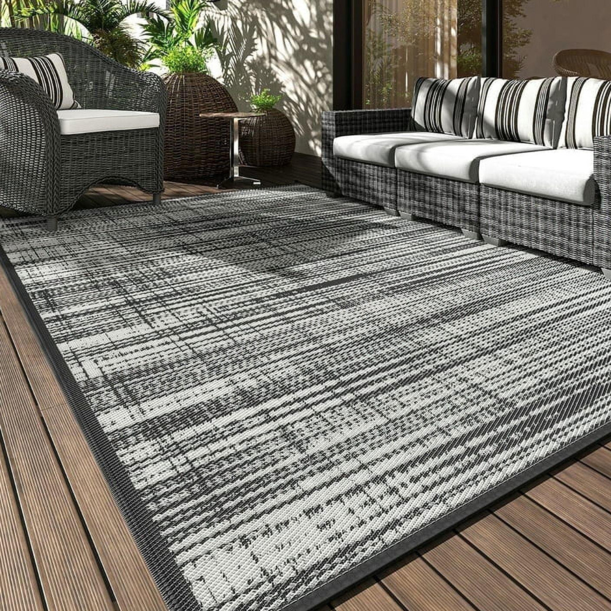 Walmart's Bestselling Waterproof Outdoor Rug Is Over 50% Off