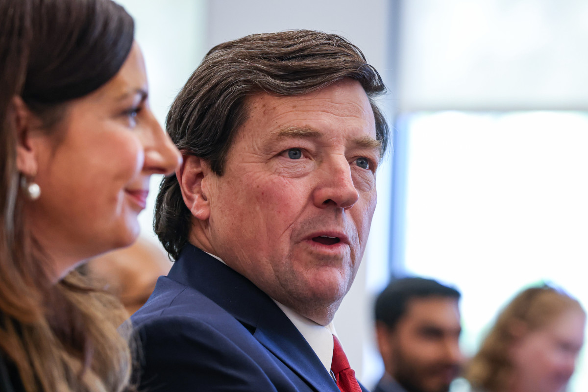 Woman Spits on D.C.'s U.S. Attorney Ed Martin in Live Interview