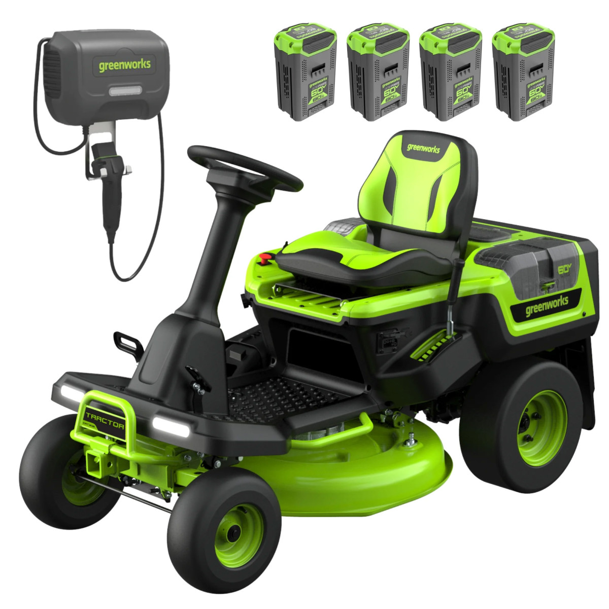 Greenwork’s 60V Ride-on Lawn Mower Is Now on Sale at Walmart