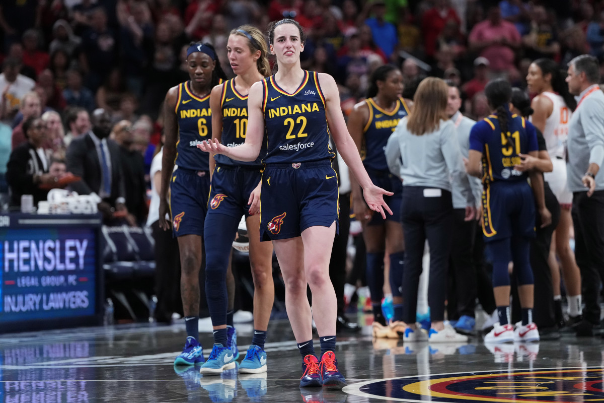 Caitlin Clark Getting Poked in the Eye and Shoved Triggers Brawl