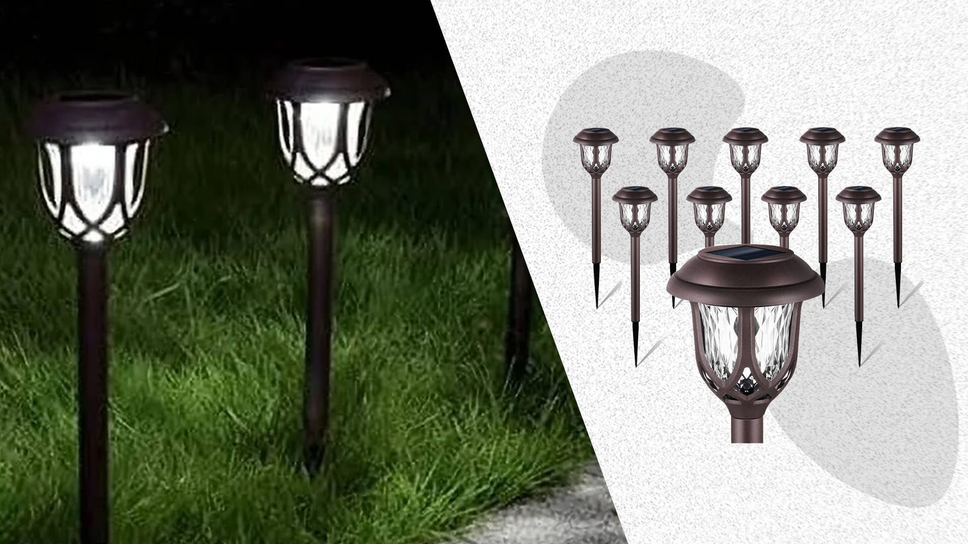A Popular Set of Solar Walkway Lights Is 53% Off at Walmart