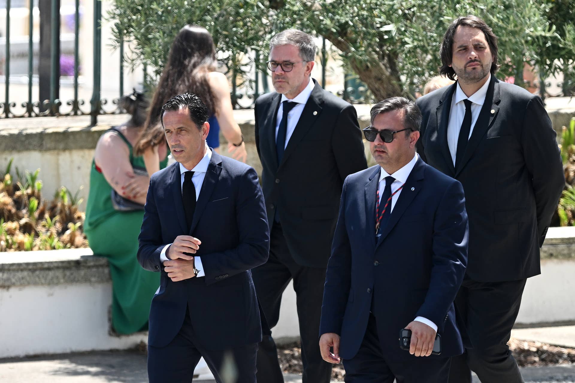 Photos Show Diogo Jota's Grief-Stricken Parents, Family Arriving at Wake
