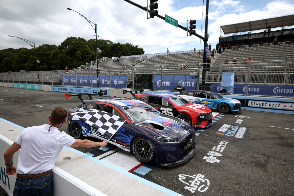 This Electric NASCAR Prototype Just Hit the Streets of Chicago