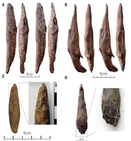 Archaeologists Date Cache of 35 Wooden Tools Found in China