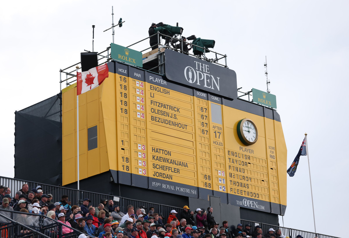 British Open Broadcast Booth Invaded by Wild Animal