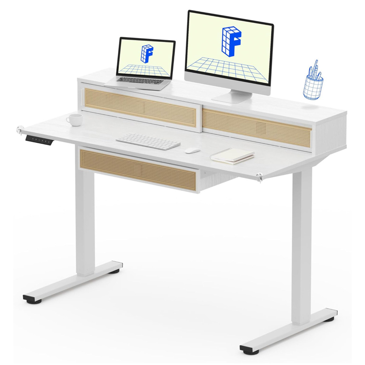 Flexispot's Decorative Adjustable Standing Desk Is 50% Off
