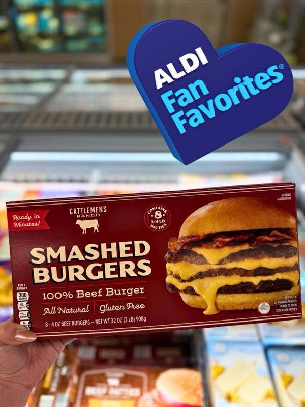 Aldi Brings Back Fan-Favorite Burgers They Call 'The Best Ever'