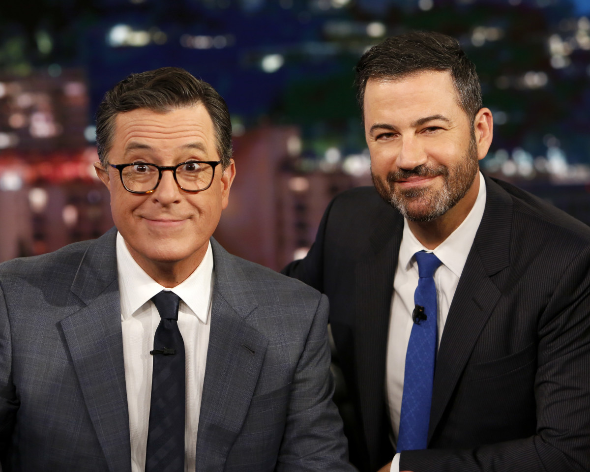 Jimmy Kimmel Wants Stephen Colbert to Take Home an Emmy.