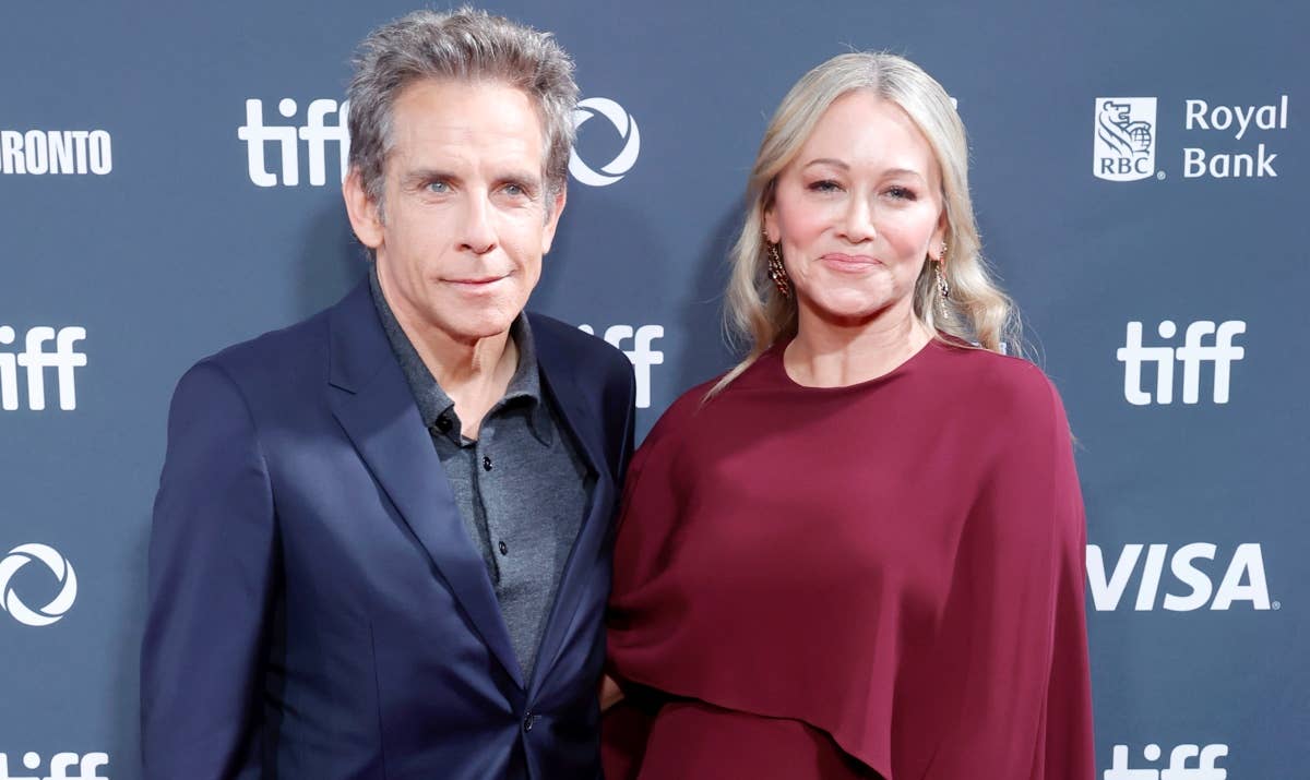 Ben Stiller Og Christine Taylor Kysser Ben Stiller Says He Didn't