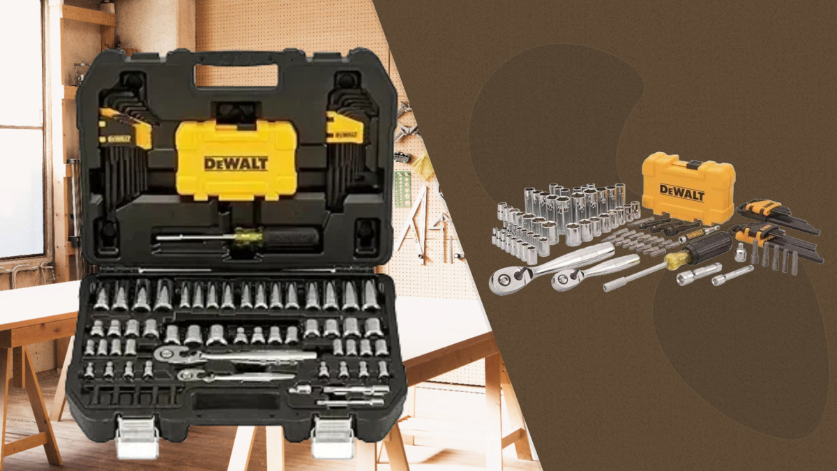 DeWalt's 108-Piece Tool Kit Is on Sale for $65 Right Now