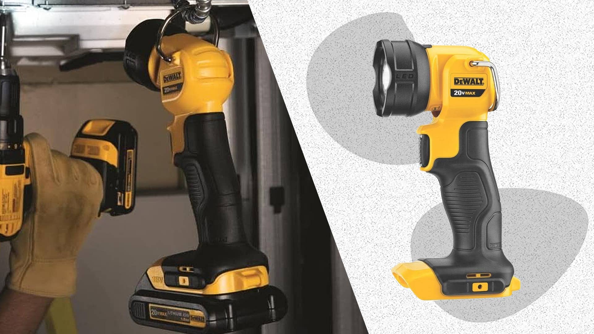 Dewalt's 20V Max LED Work Light Is Just $35 Right Now