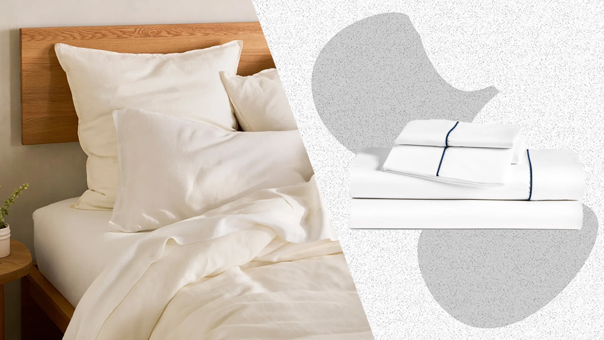 Brooklinen's Luxe Sateen Core Sheet Set Is 52% Off Right Now