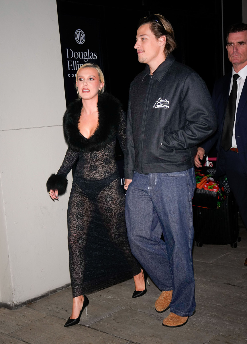 Millie Bobby Brown Turns Heads In See-Through Dress