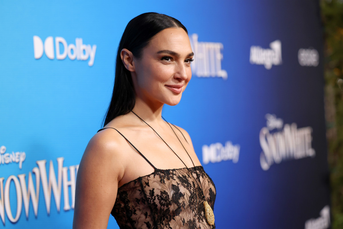 Gal Gadot Turns Heads In See-Through Dress at 'Snow White' Premiere