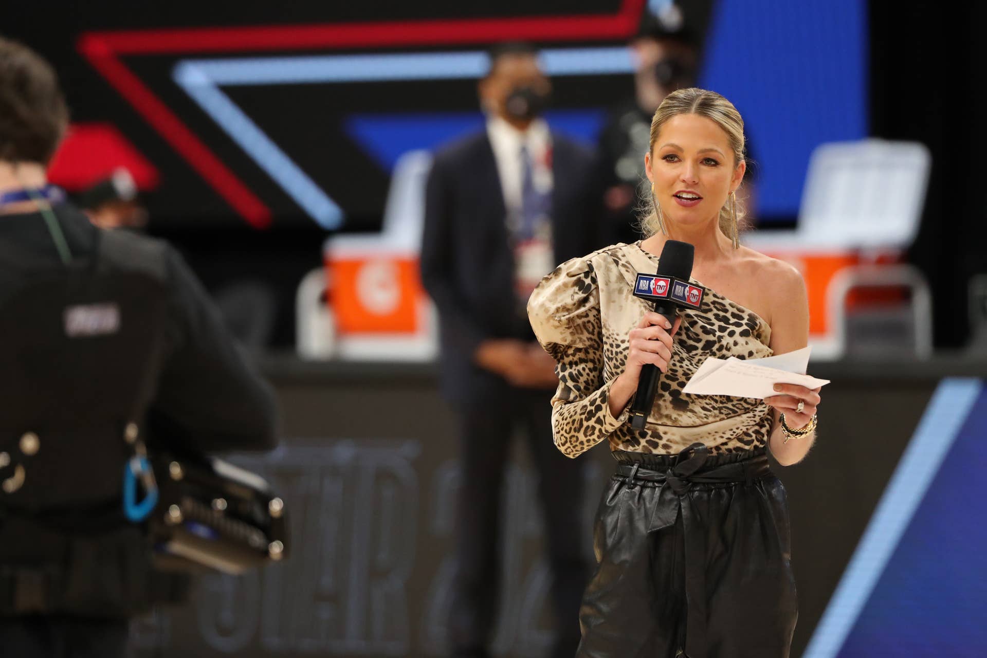 Reporter Allie LaForce Turns Heads With Outfit for NCAA Tournament