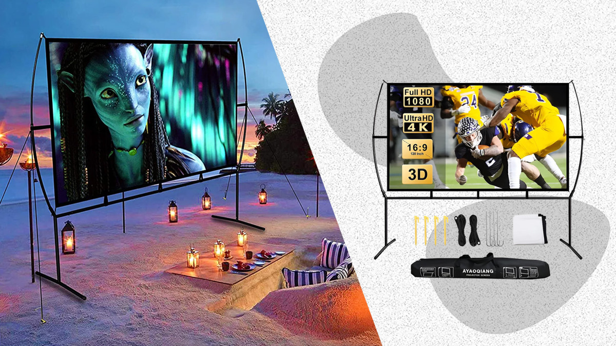 Walmart Is Selling a Massive $140 Projector Screen for $66