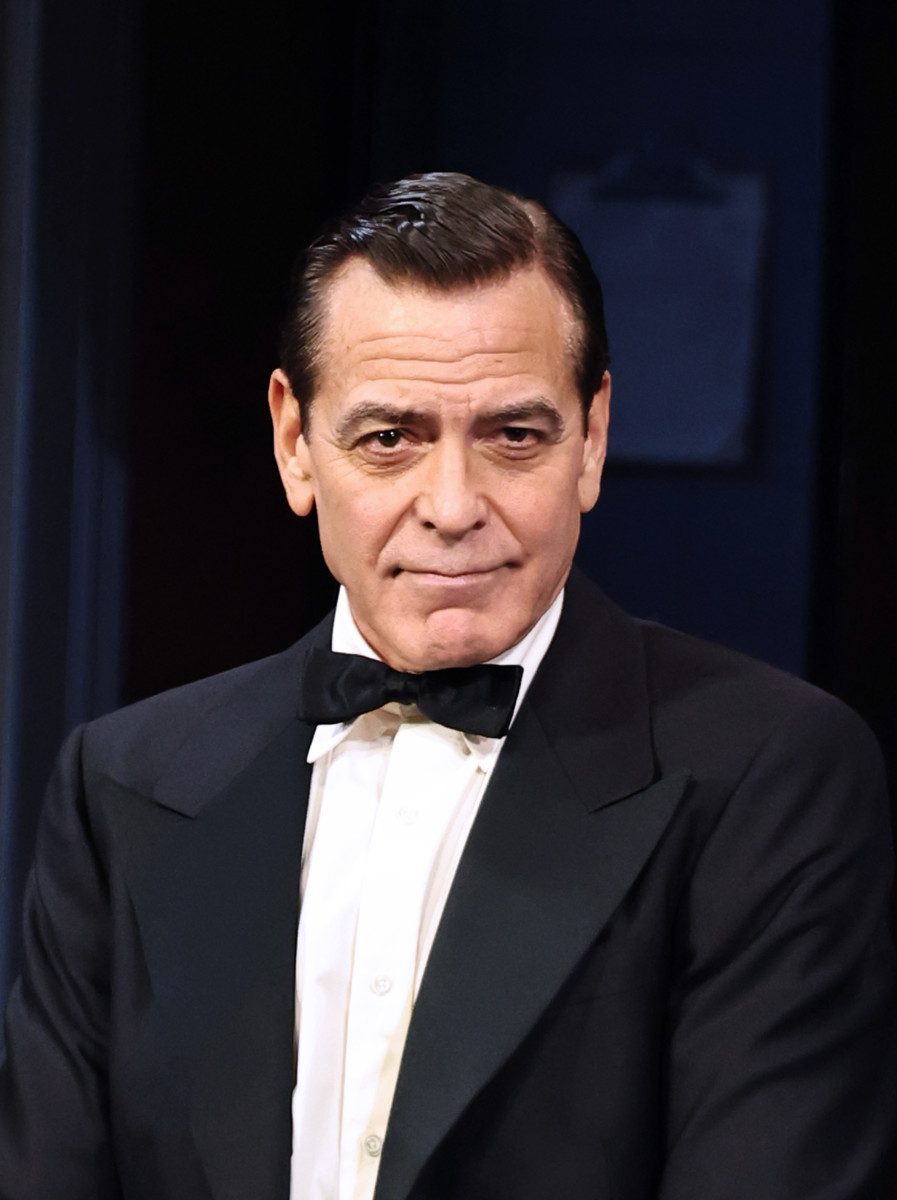 George Clooney Looks Totally Unrecognizable in Broadway Debut