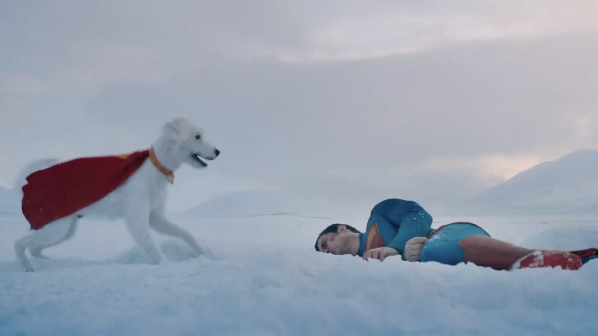 New 'Superman' Clip Features Full Krypto Scene — and Robots?