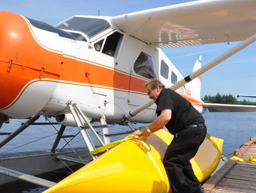 Lessons from the Trail: How to Strap a Canoe on a Float Plane - Men's ...
