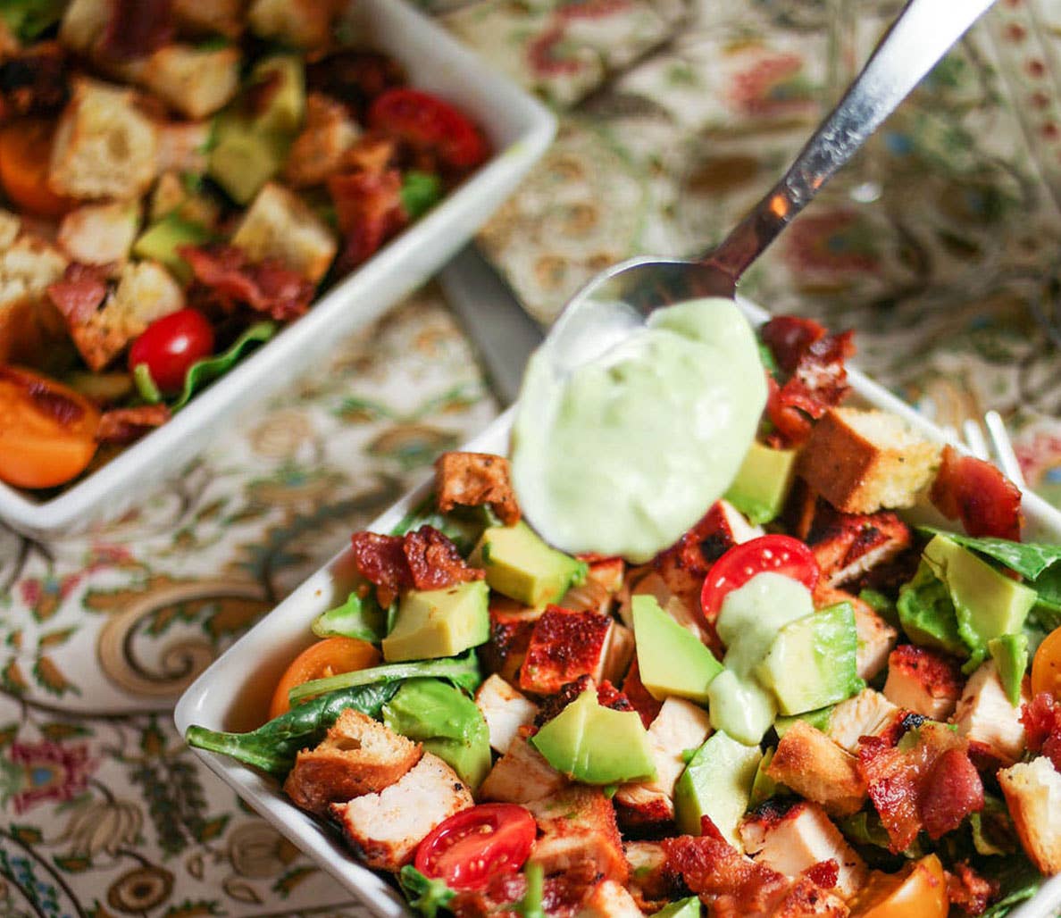 Recipe: How to Make Grilled Chicken Club Salad - Men's Journal