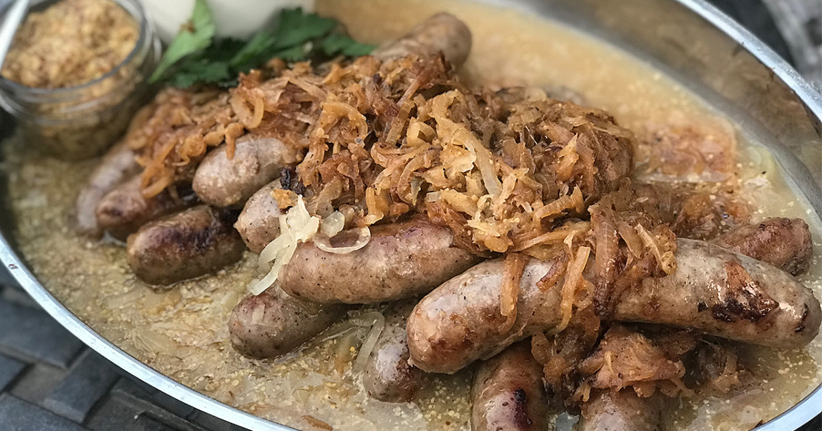 Recipe: How to Make Chef Thomas Boemer's Classic Beer Bratwurst - Men's ...