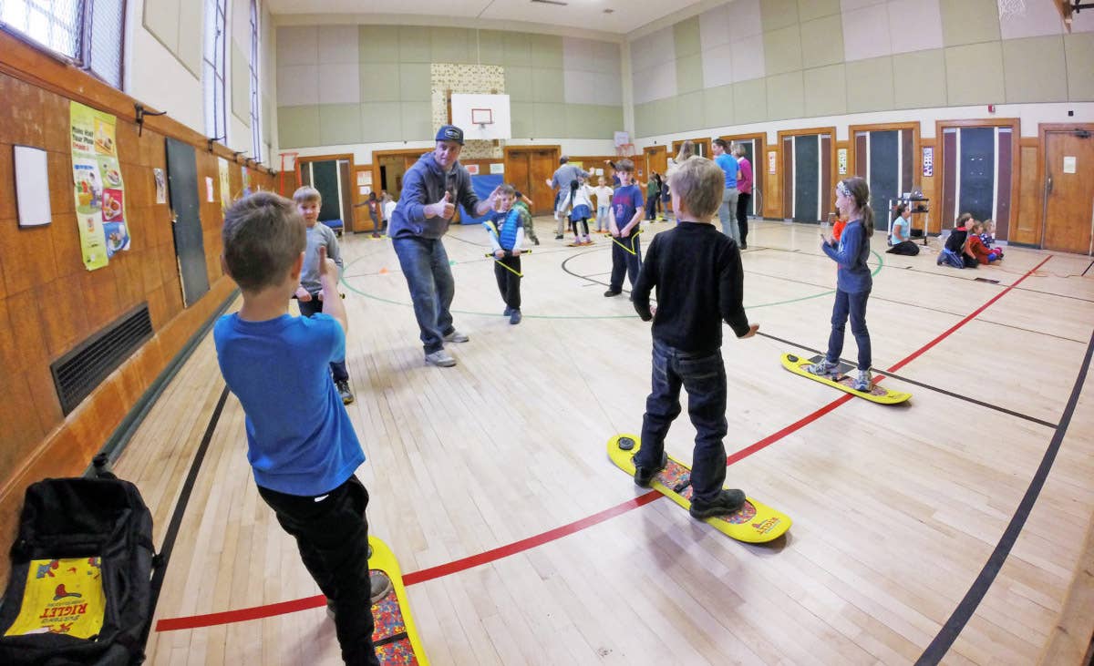 Burton is bringing indoor snowboarding classes to elementary PE - Men's ...