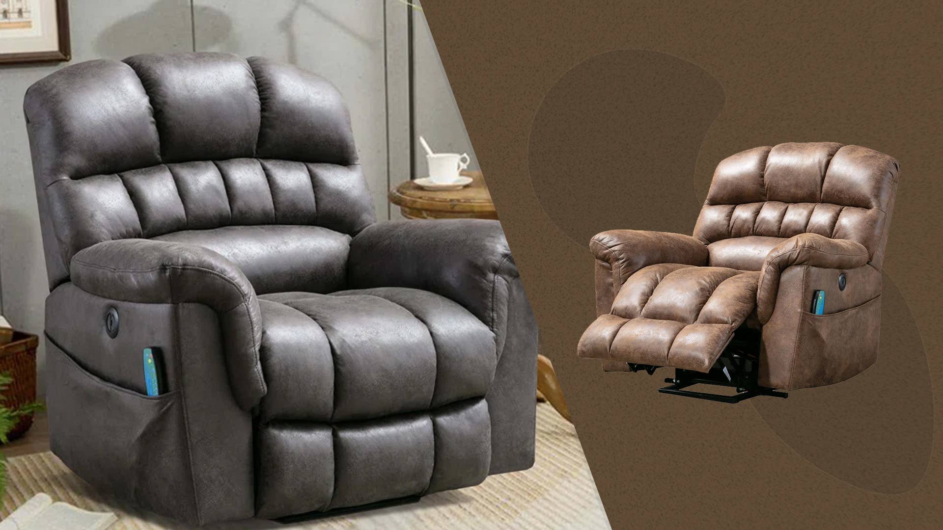 This Massaging and Heated Recliner Is 77% Off at Wayfair - Men's Journal