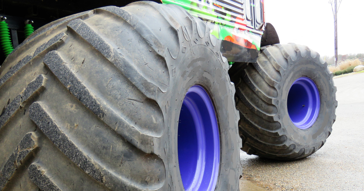 Wild Video Shows Monster Truck Tire Flying Off, Crushing Car - Men's ...