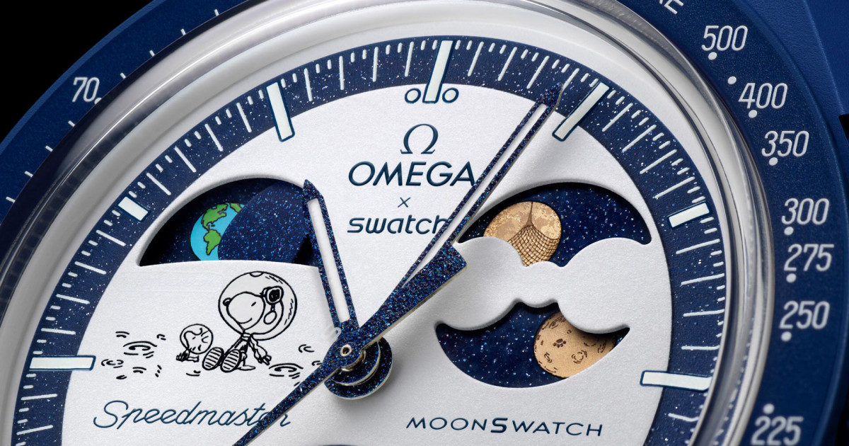 Snoopy and Woodstock Return For OMEGA × Swatch’s New MoonSwatch - Men's ...