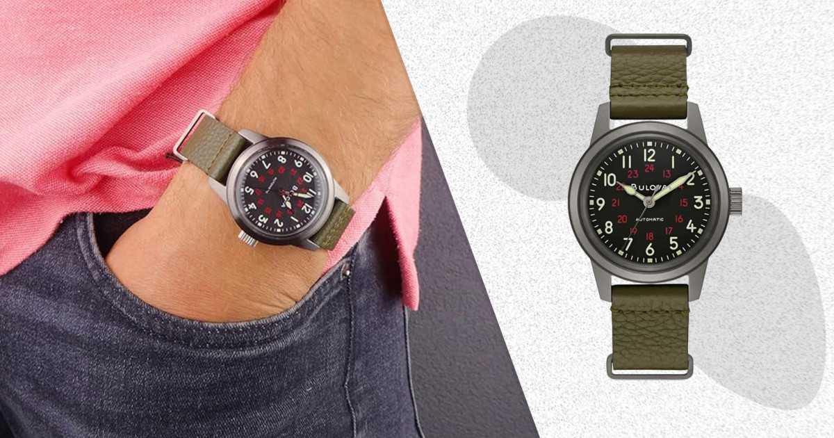Bulova’s Rugged Military Hack Watch Is 53% Off Right Now - Men's Journal
