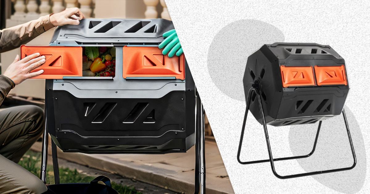 This Compost Tumbler Is Nearly 60% Off at Wayfair Right Now - Men's Journal
