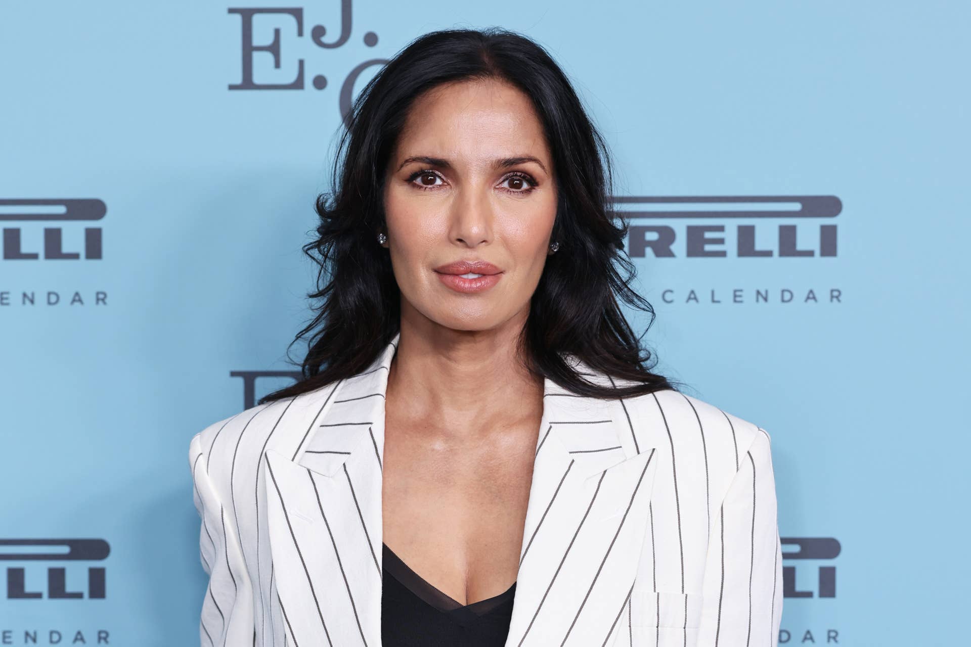 Padma Lakshmi Bares It All in Sheer Look for 2025 Pirelli Calendar ...