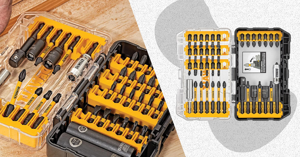 DeWalt’s 40-Piece Screwdriver Bit Set Is 50% Off on Amazon - Men's Journal