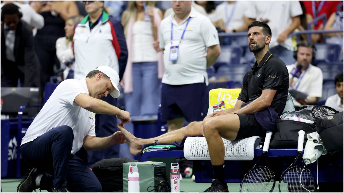 Close-up Photo of Novak Djokovic's U.S. Open Blister Stuns Fans - Men's ...