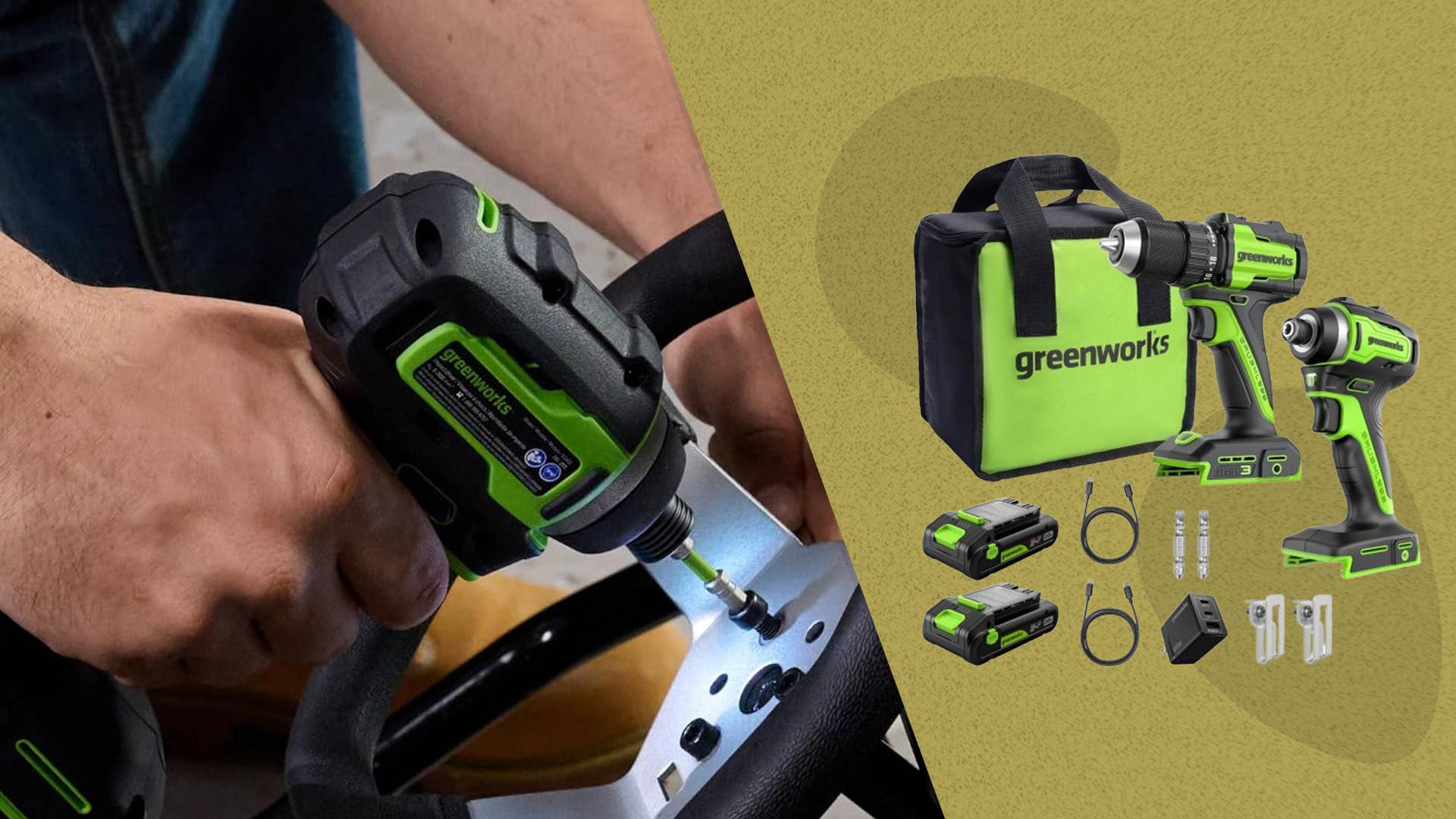 Greenworks' New 24V Drill & Driver Kit Is $60 Off on Amazon - Men's Journal