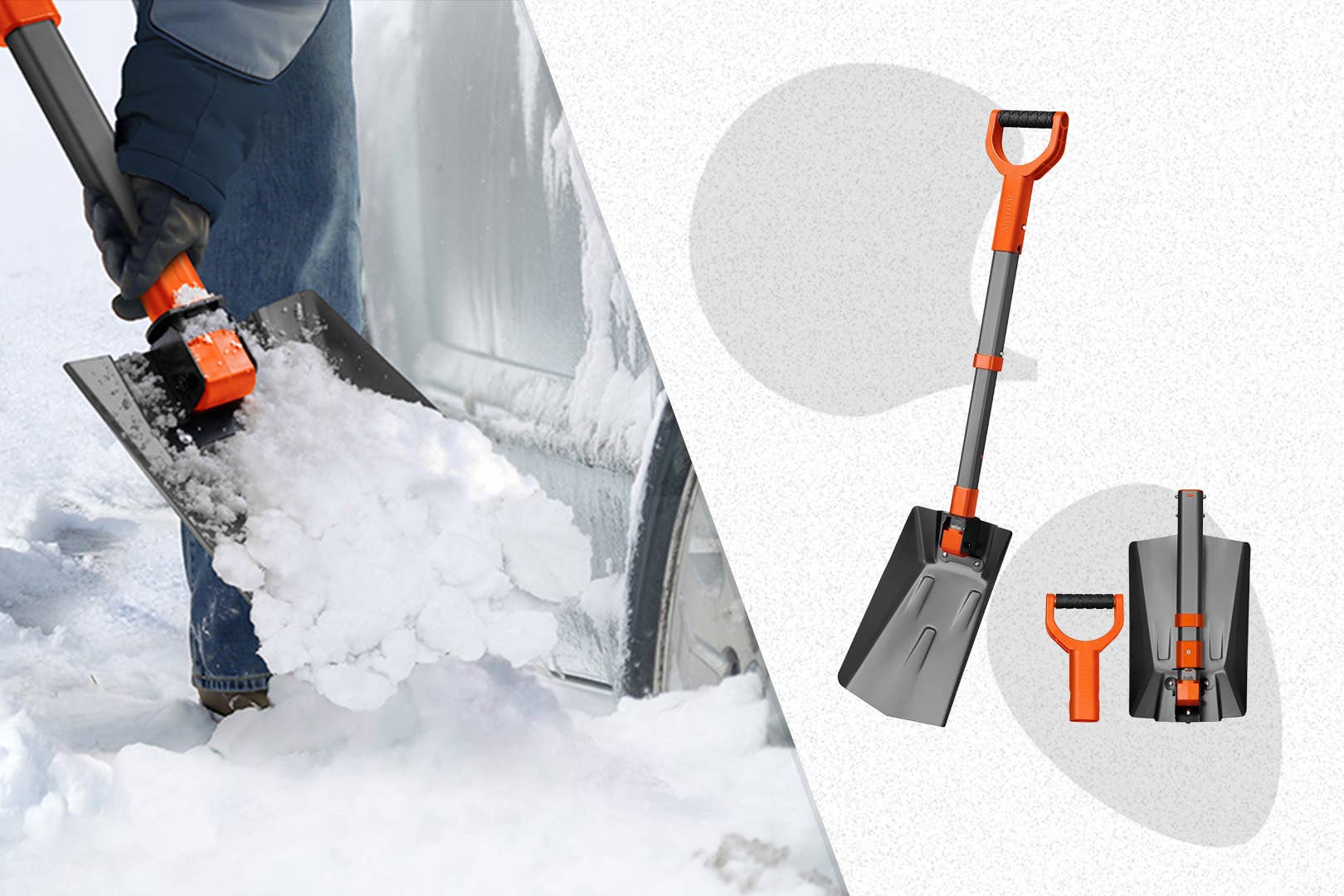 This Portable Folding Snow Shovel Is Now Only $23 on Amazon - Men's Journal