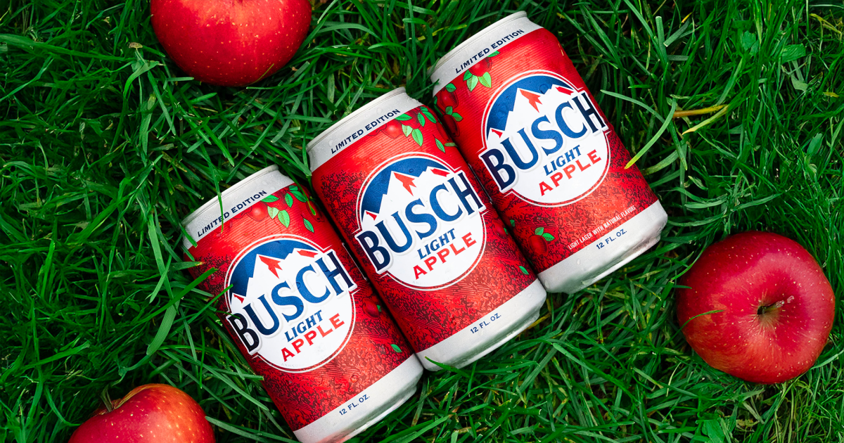 Busch Light Answers the Call With Return of Apple Flavor After Viral ...