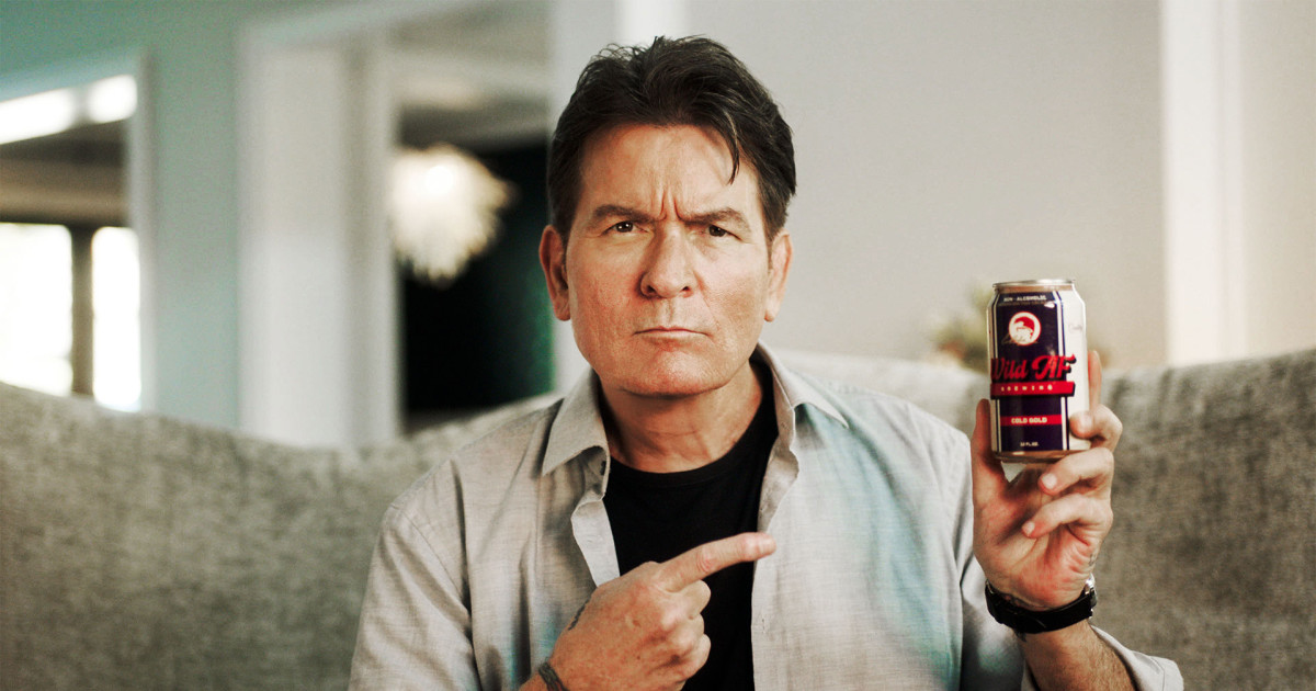 Charlie Sheen on Making Wild AF Cold Gold Nonalcoholic Beer - Men's Journal