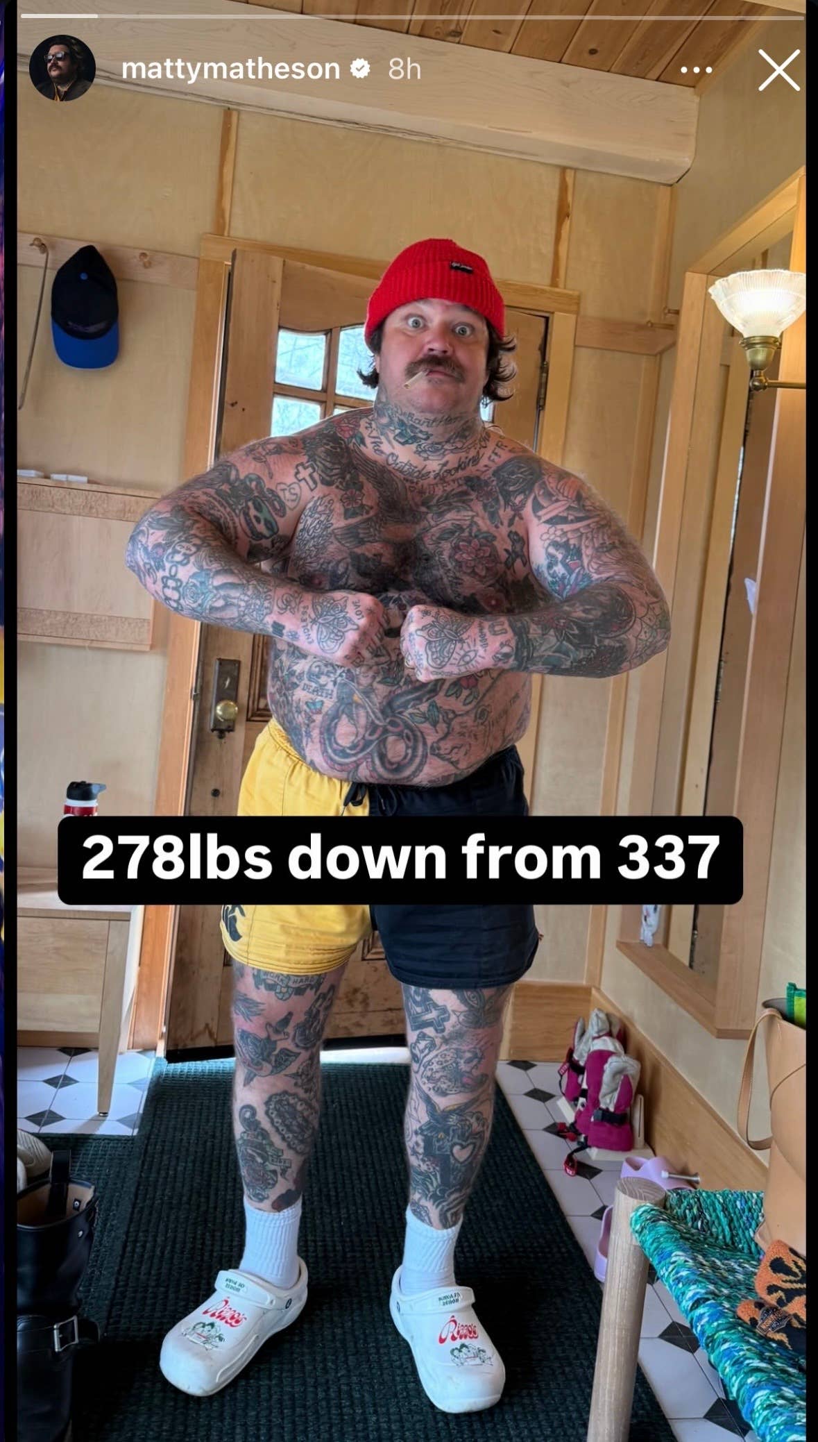 Matty Matheson Turns Heads in Weight-Loss Transformation Post - Men's ...