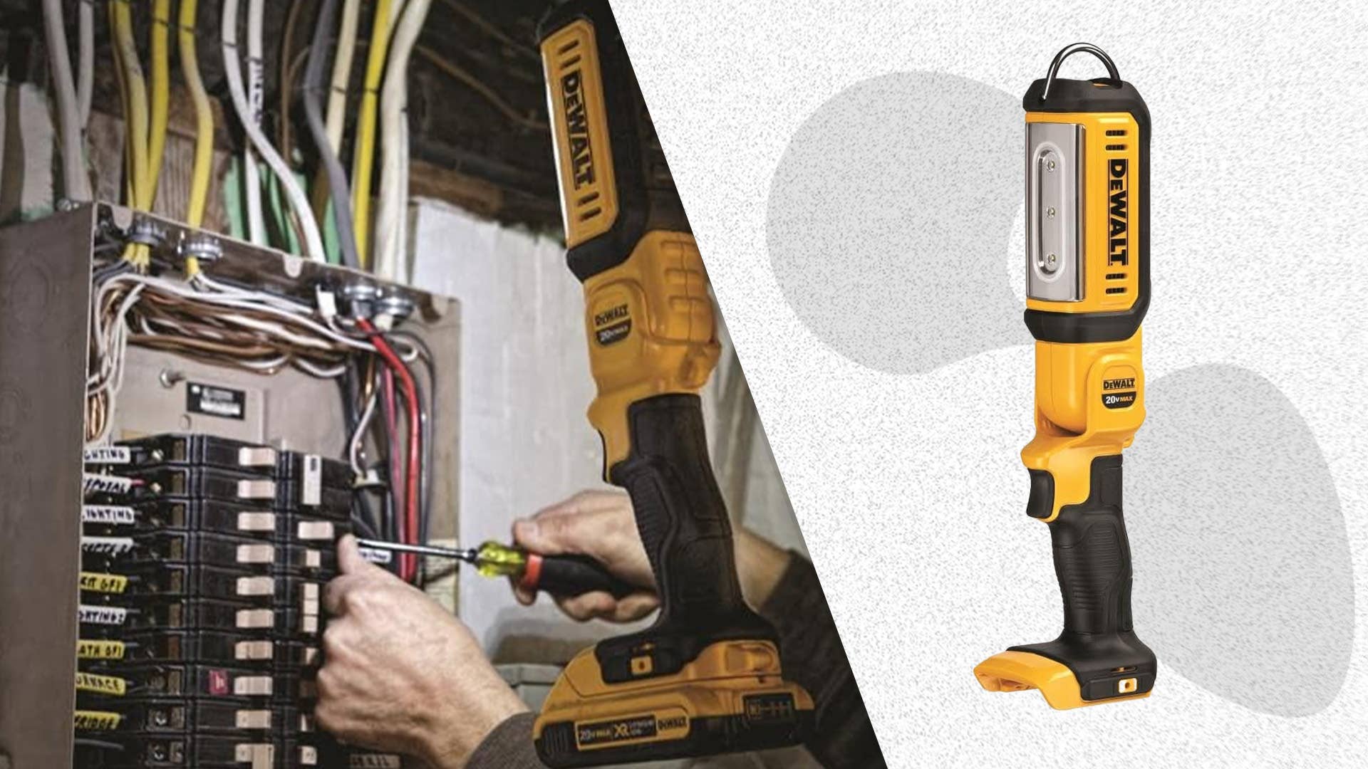 DeWalt’s 20V Max Pivoting LED Work Light Is Nearly 40% Off - Men's Journal