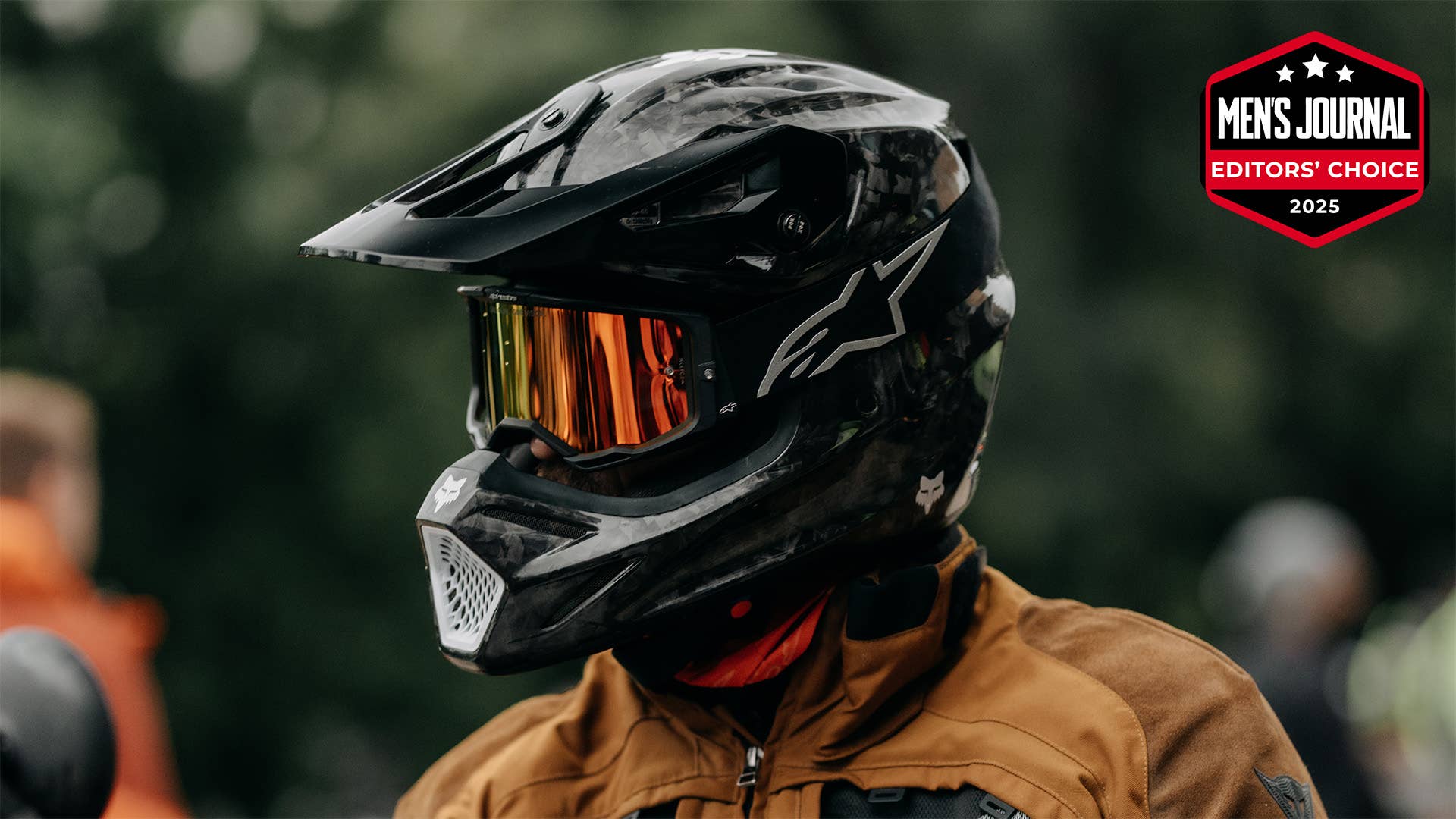 Fox Racing V3 RS Carbon Solid Moto Helmet, Tested and Reviewed - Men's ...
