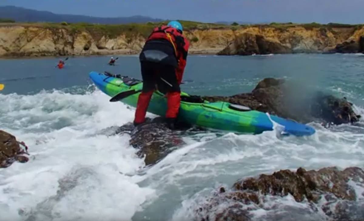 How to safely 'rock launch' your kayak - Men's Journal