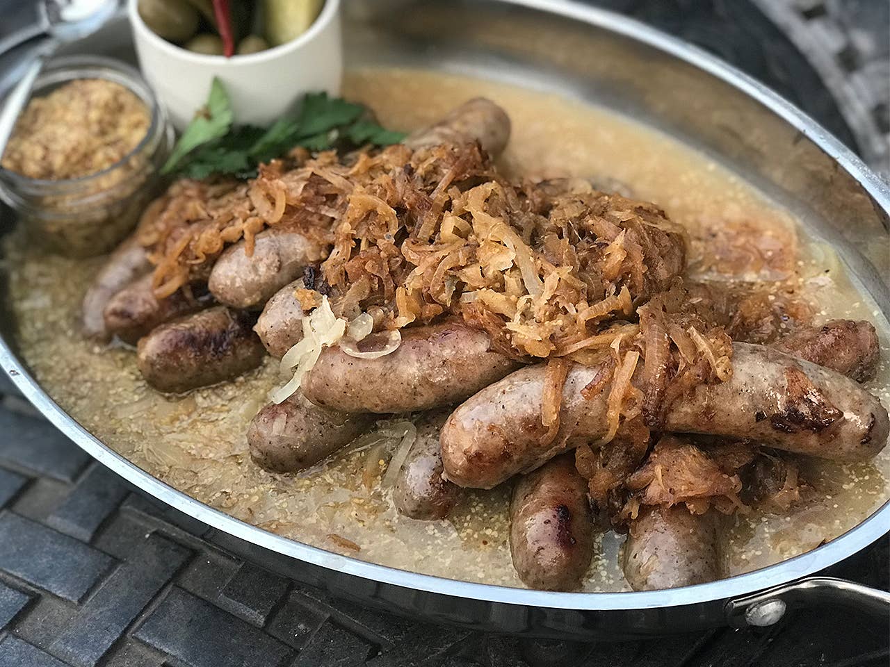 Recipe: How to Make Chef Thomas Boemer's Classic Beer Bratwurst - Men's ...