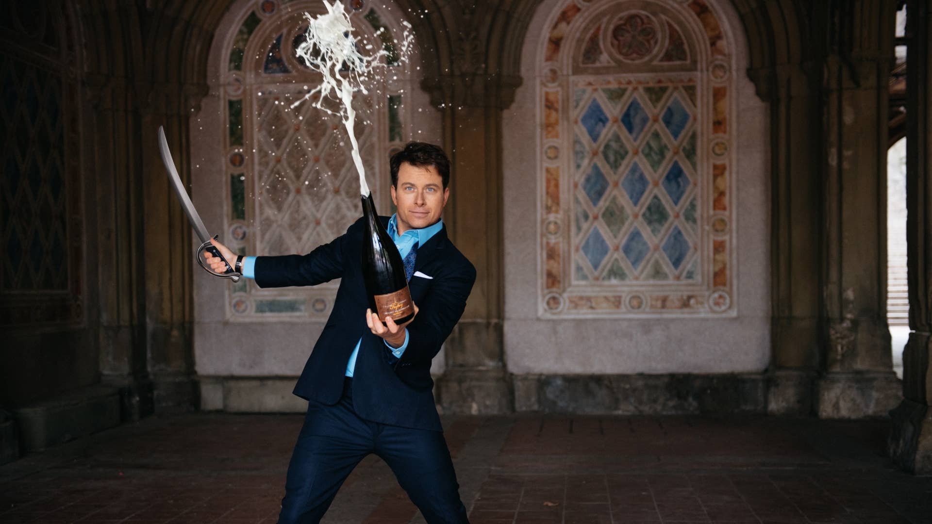 How to Saber a Champagne Bottle | Men's Journal - Men's Journal